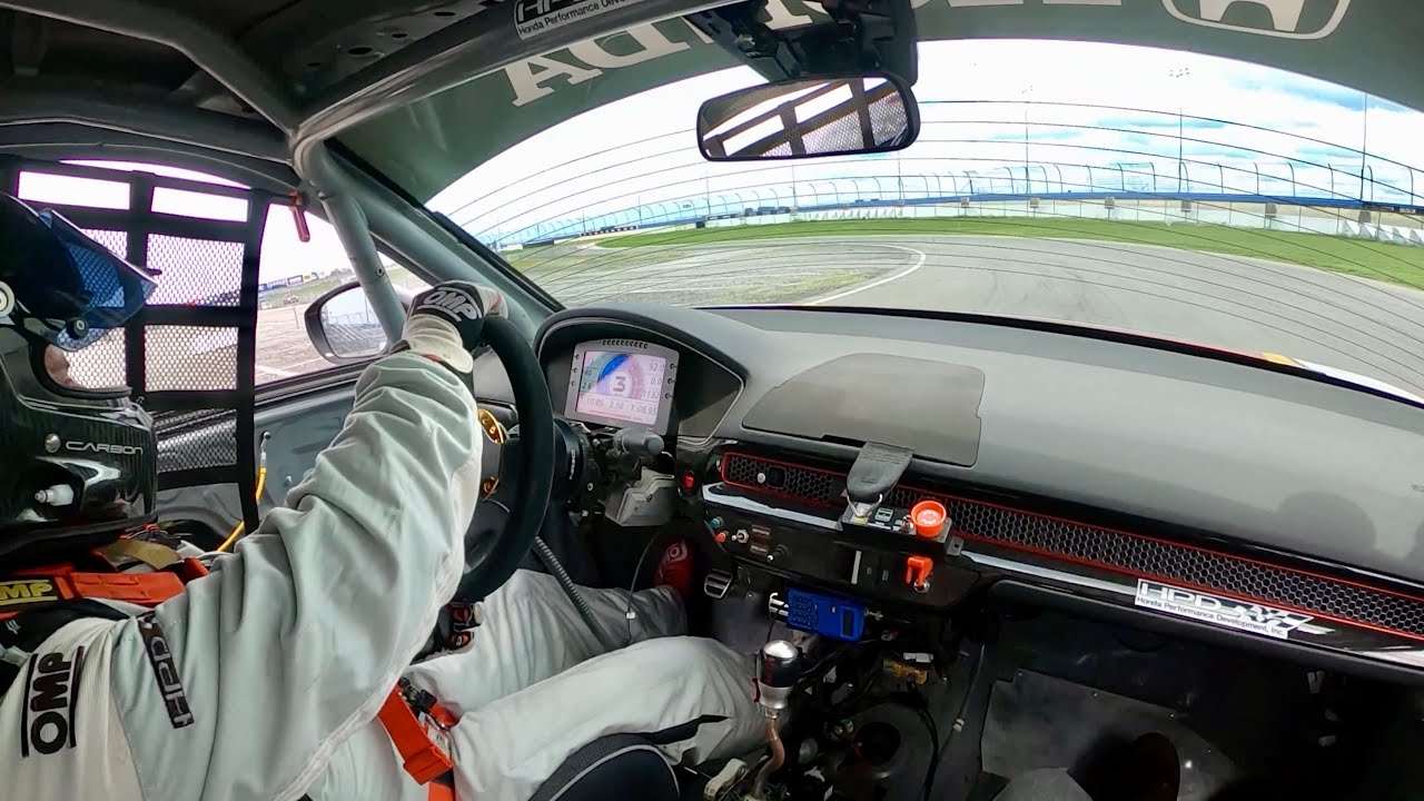 2022 Honda HPD Civic Si FE1 Race Car - POV Ride Along - YouTube
