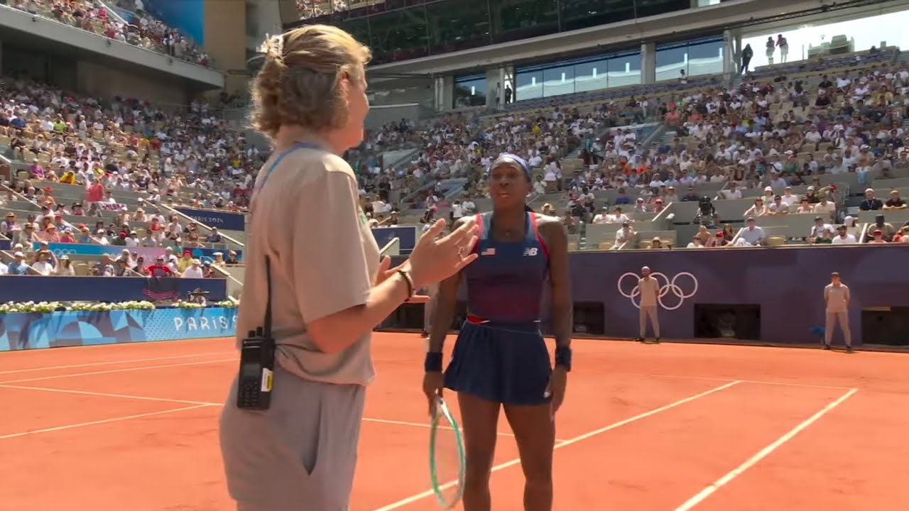 Drama in Paris Coco Gauff stands up for herself against Umpires bad ...