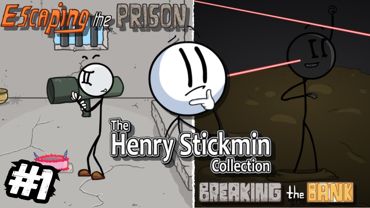The Henry Stickman: Collection | Robbing & Escaping Prison! | PT: 1 ...