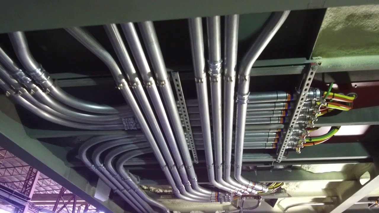 1200A conduit runs under the Ehouse - YouTube