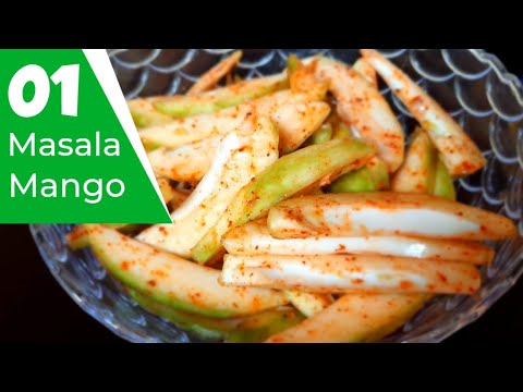 How To Make Masala Mango | Street Style Raw Mango Chaat | Tasty and ...