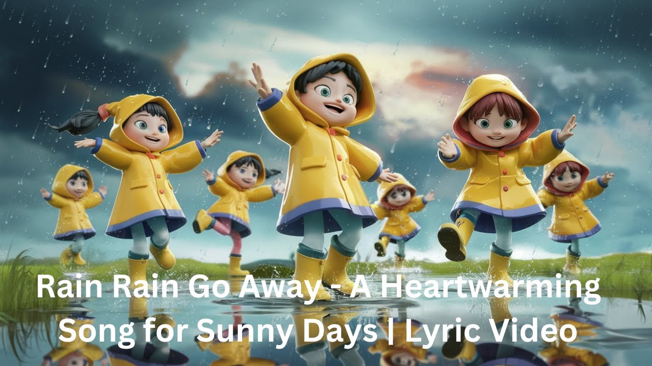 Rain Rain Go Away - A Heartwarming Song for Sunny Days | Lyric Video ...