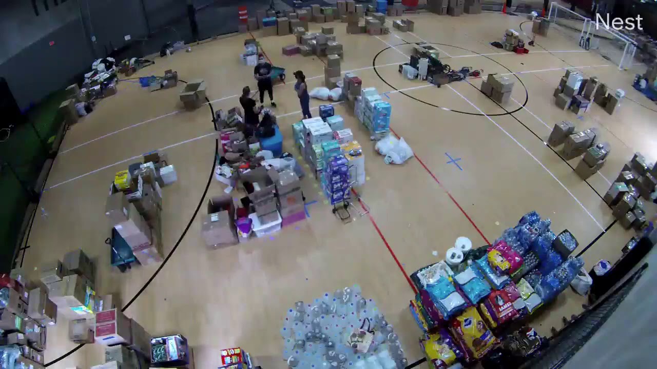 RCF Fire Relief Supply Drive Time Lapse - YouTube