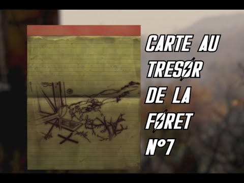 CARTE AU TRESOR DE LA FORET N°7 - FALLOUT 76 ( Forest Treasure Map # 7 ...