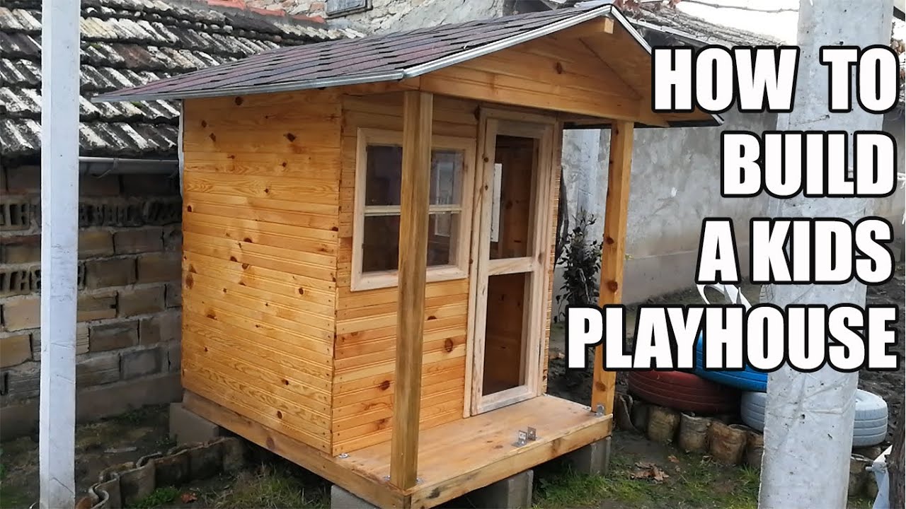How to Make: DIY Kids Playhouse - YouTube