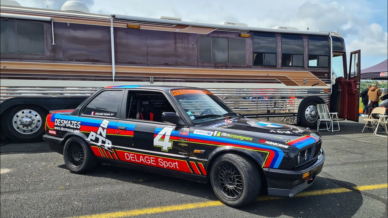 BMW 325i e30 Présentation HTCC circuit albi 2021 - YouTube