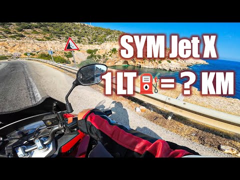 1 LİTRE BENZİNLE YOL TESTİ | SYM JET X 1 LİTRE BENZİNLE KAÇ KM GİDER?