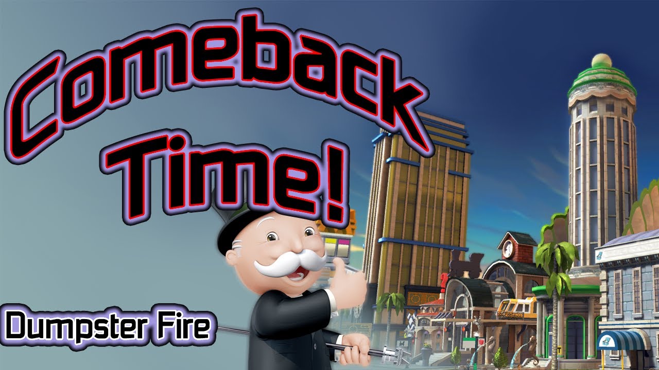 Dumpster Fire-Monopoly: The boys start the comeback - YouTube