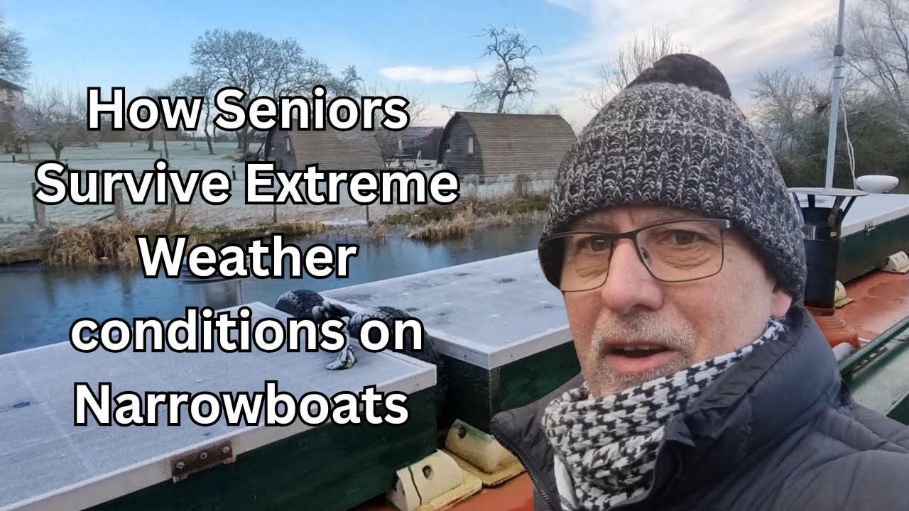 How Seniors Survive Extreme Weather conditions on Narrowboats - YouTube