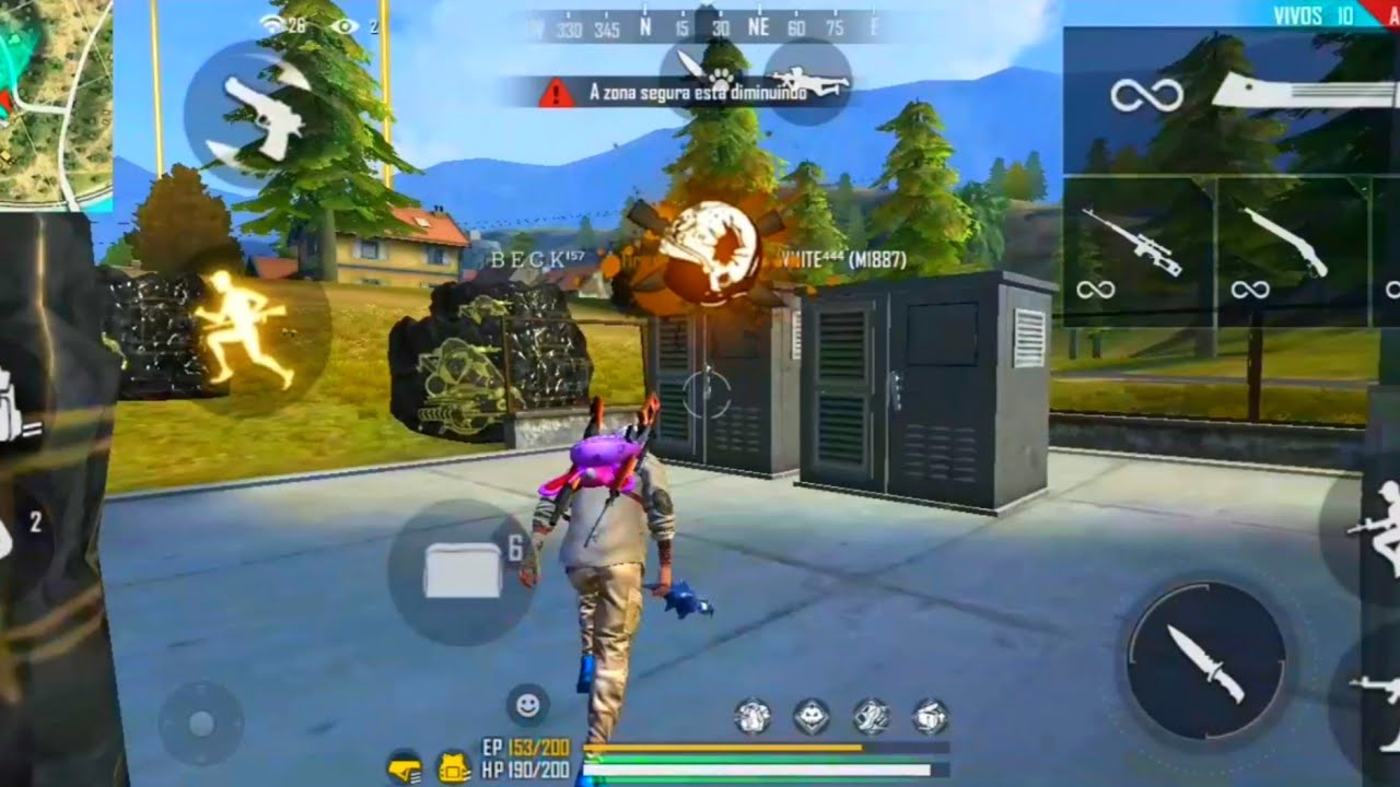 Brutal HeadShot ☠ / Galaxy s8 free fire highlights - YouTube