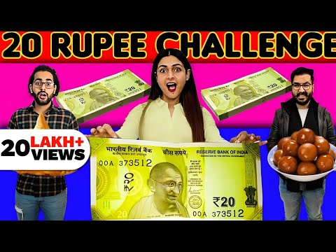 Rs 20 Food Challenge || So Much Variety In Just 20 Rs 😱 - YouTube