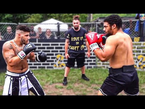 One of The GREATEST Backyard Boxing Matches of ALL TIME - YouTube