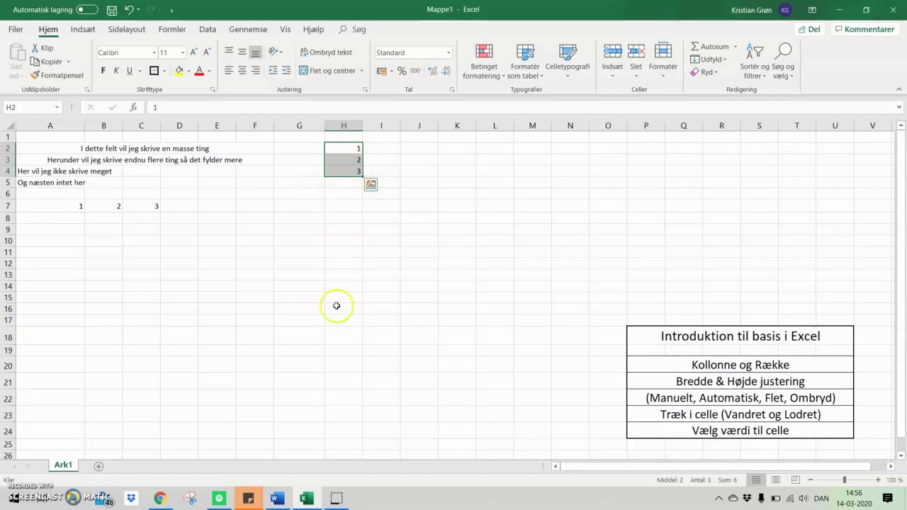 Excel Basis 1 - YouTube
