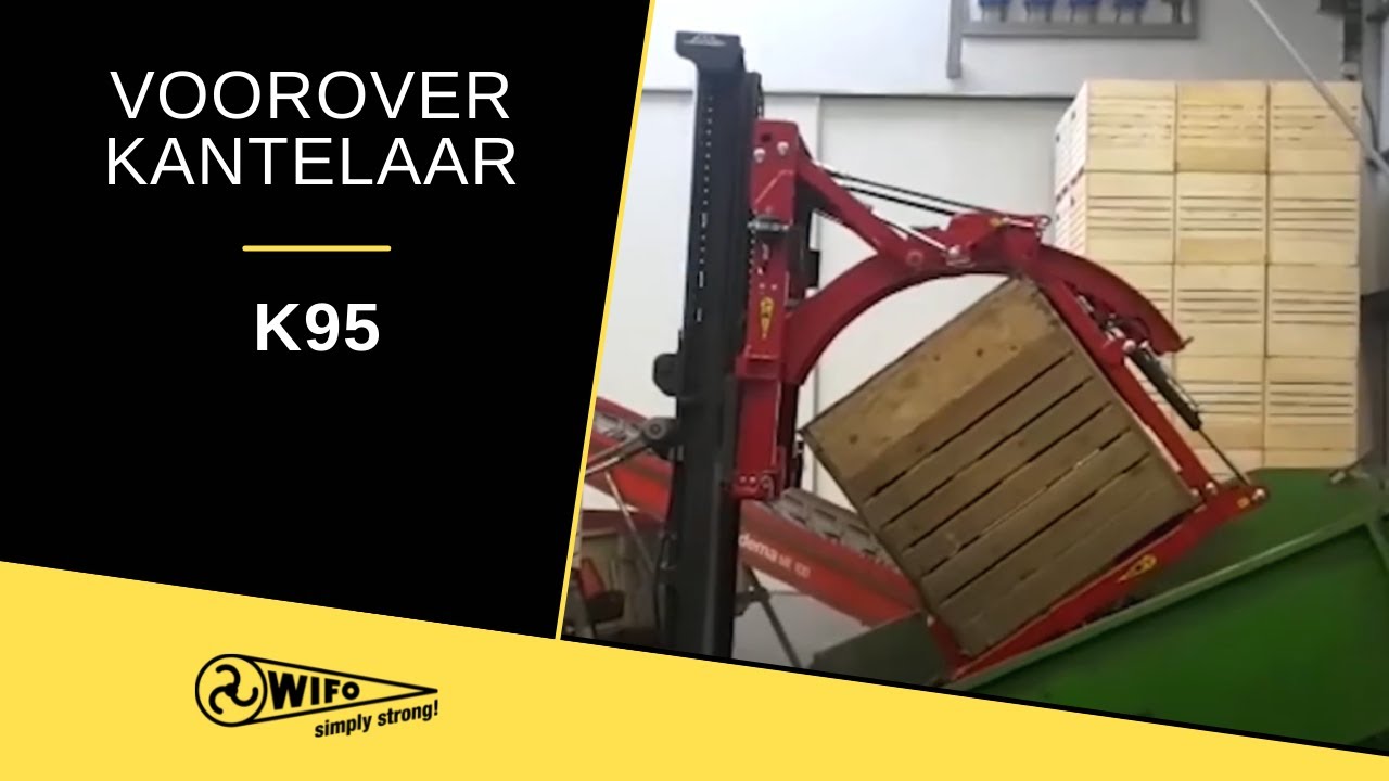 WIFO K95 Voorover kistenkantelaar | Forward tipping box rotator - YouTube