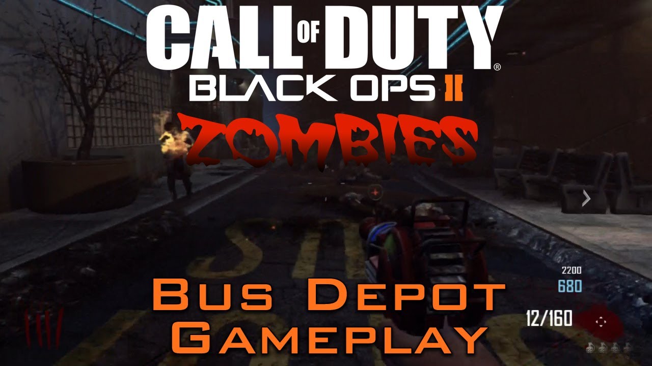 Black Ops 2 Zombies - "Bus Depot" Survival Gameplay - YouTube