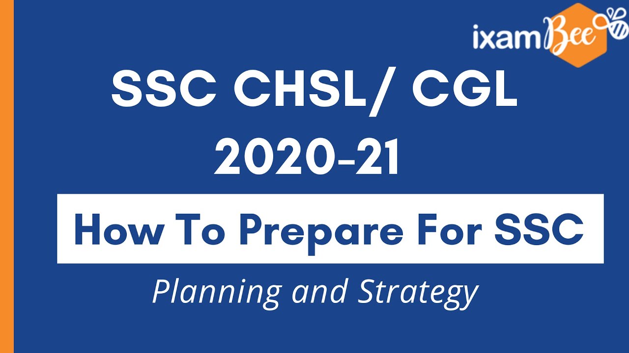 Study Plan for SSC CGL | Study Plan For SSC CHSL | Target SSC CGL 2021 ...