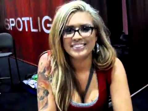 Porn Star Eva Angelina personalized video to Kenneth @ EXXXOTICA Los Angeles 2011