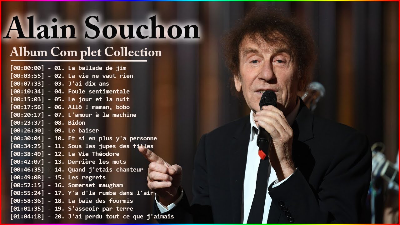 Alain Souchon Album Complet || Alain Souchon Best Of Collection - YouTube