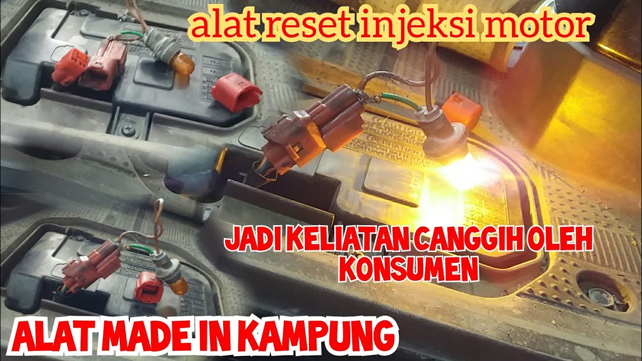 cara membuat alat reset injeksi motor keren - YouTube