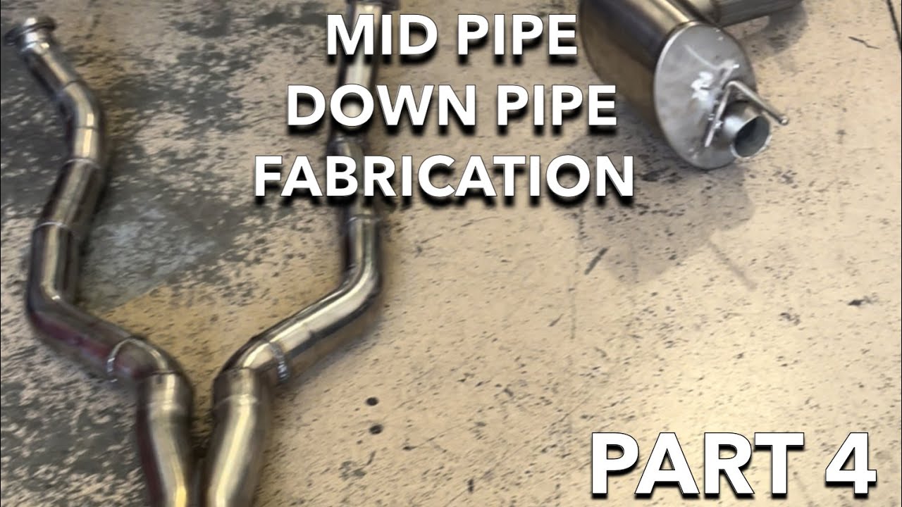CUSTOM FABRICATING DOWN PIPE'S AND MID PIPE'S | Custom R230 Exhaust ...