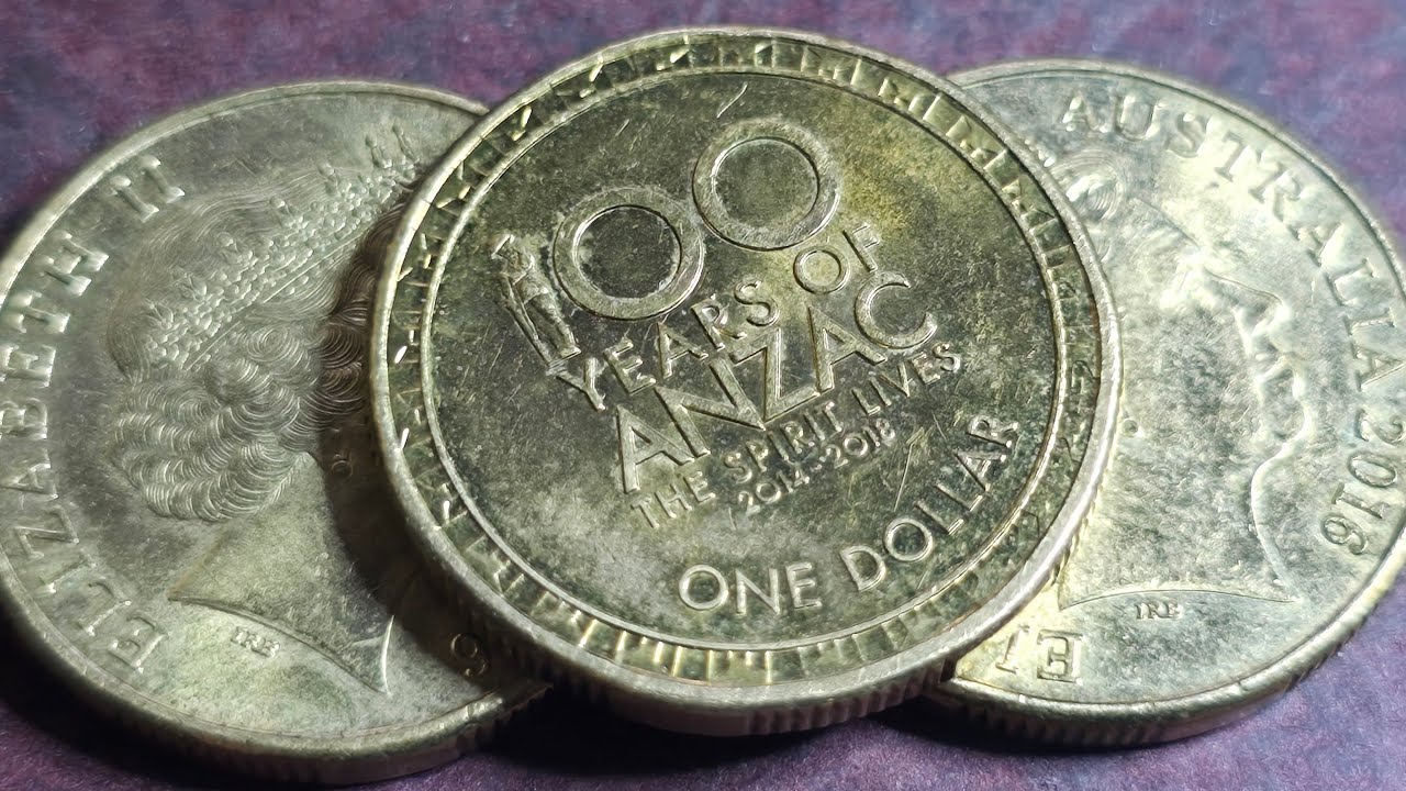 2016 One Dollar Coin 100 Years of Anzacs - YouTube