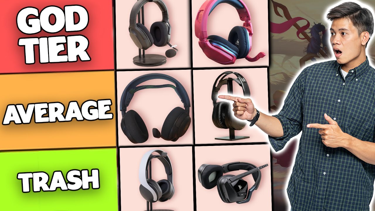 BEST Budget Wireless Gaming Headset Tier List 2024 - YouTube