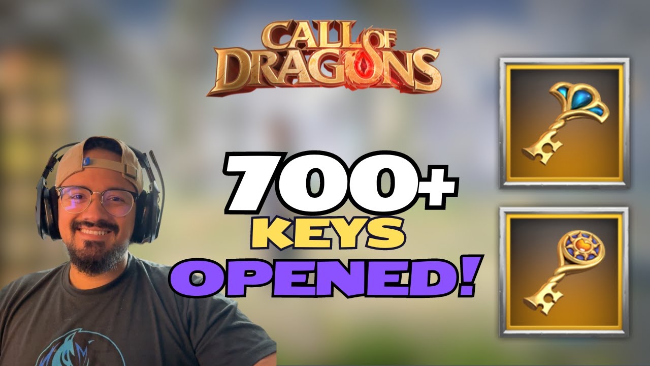 700+ Keys opened!! | Call of Dragons - YouTube