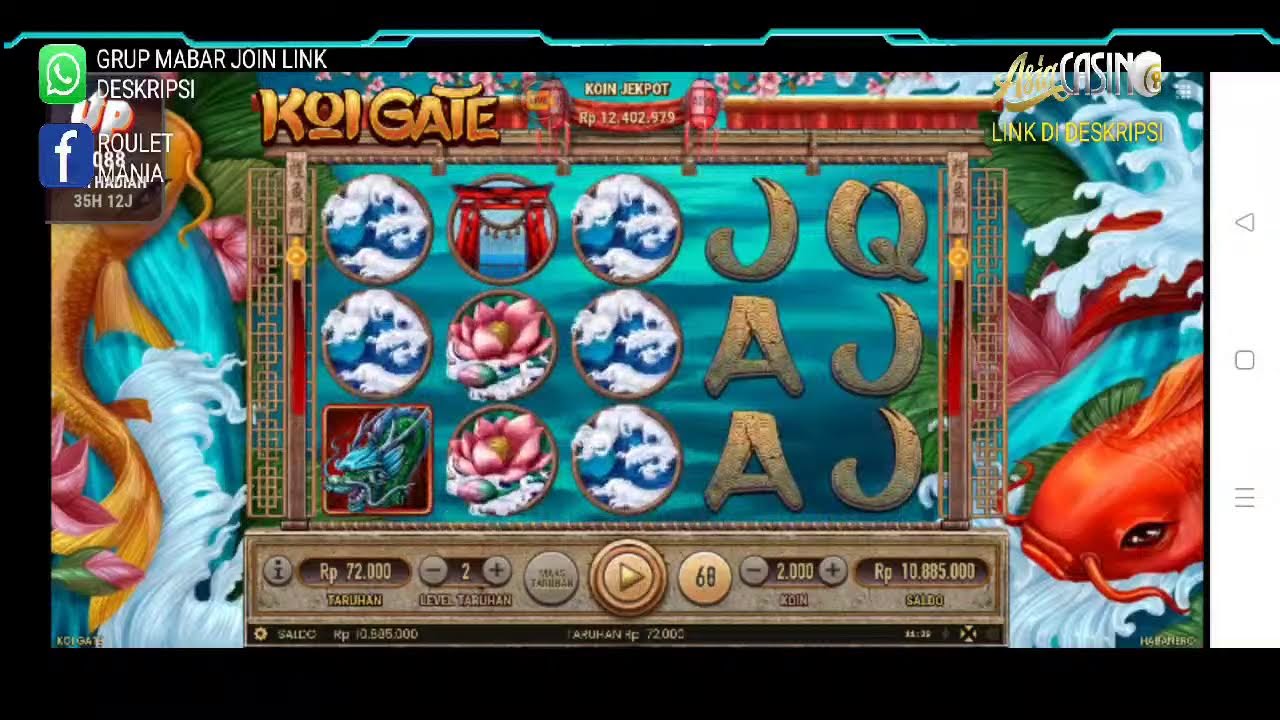 Live koi gate modal 10.000.000 - YouTube