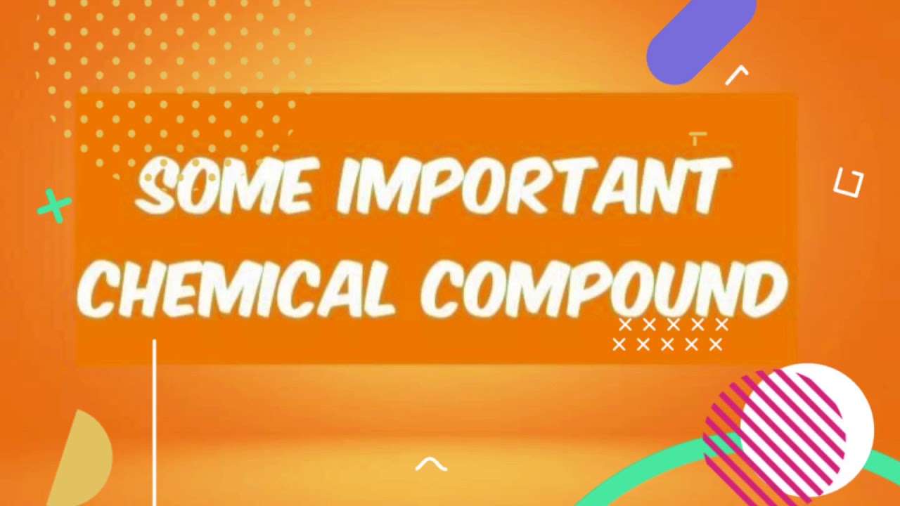 Some Important chemical formulas - YouTube