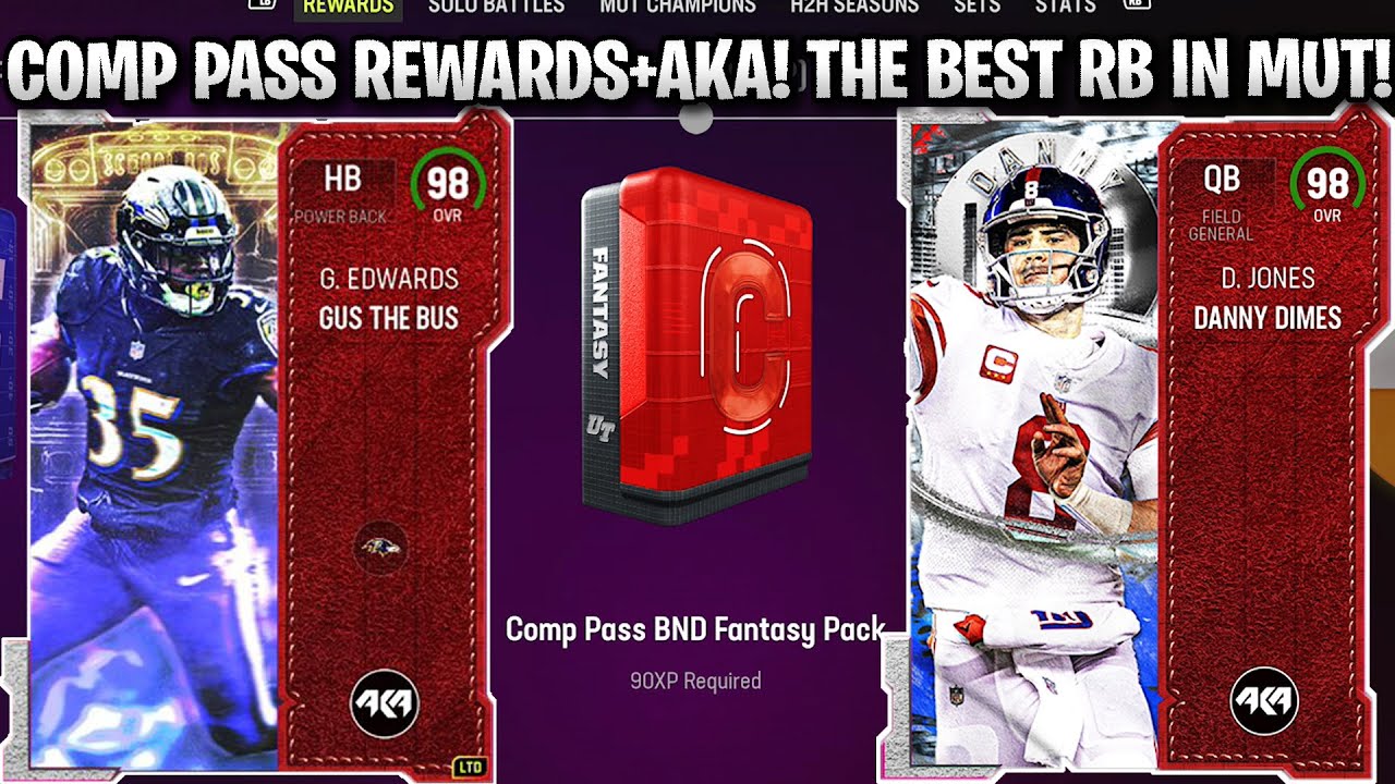 COMP PASS REWARDS! AKA GUS EDWARDS, DANNY DIMES, AND MORE! | MADDEN 23 ...