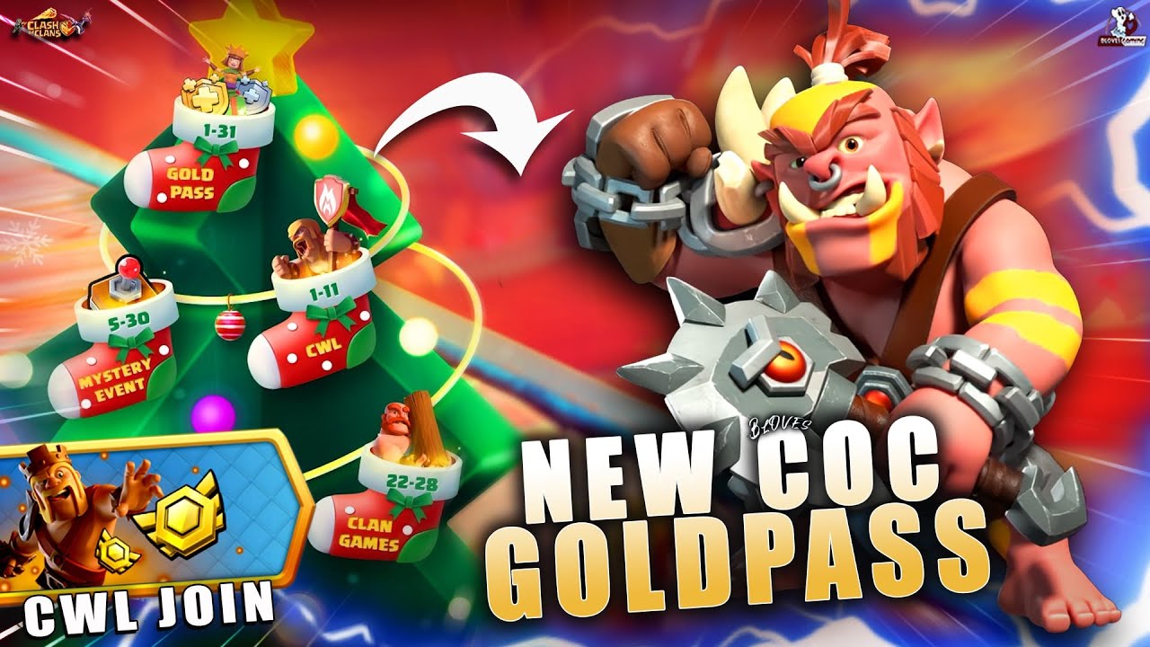 Live Clash of Clans New Goldpass & Events | COC LIVE Base Visiting ...