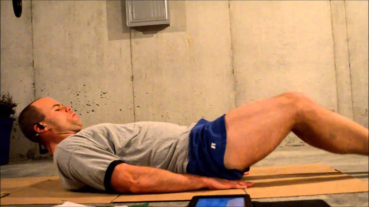 Workout at Home-45 Degree Bent Leg Raises For Abs - YouTube