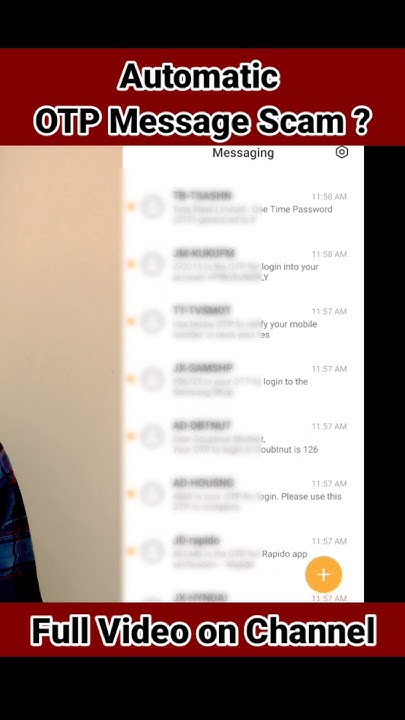 automatic otp messages reality check ? - YouTube
