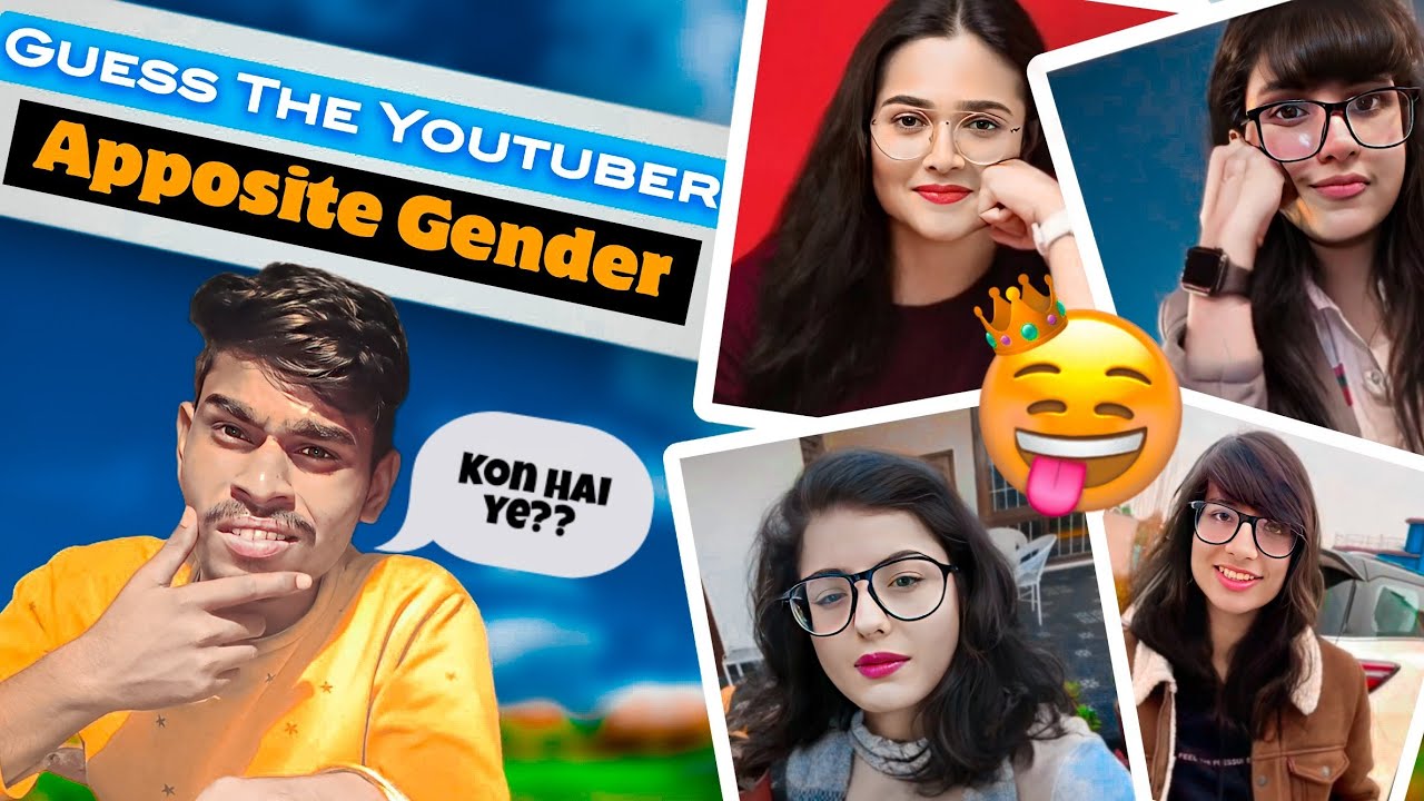 Guess The Youtuber By Their Apposite Gender 😂 - YouTube