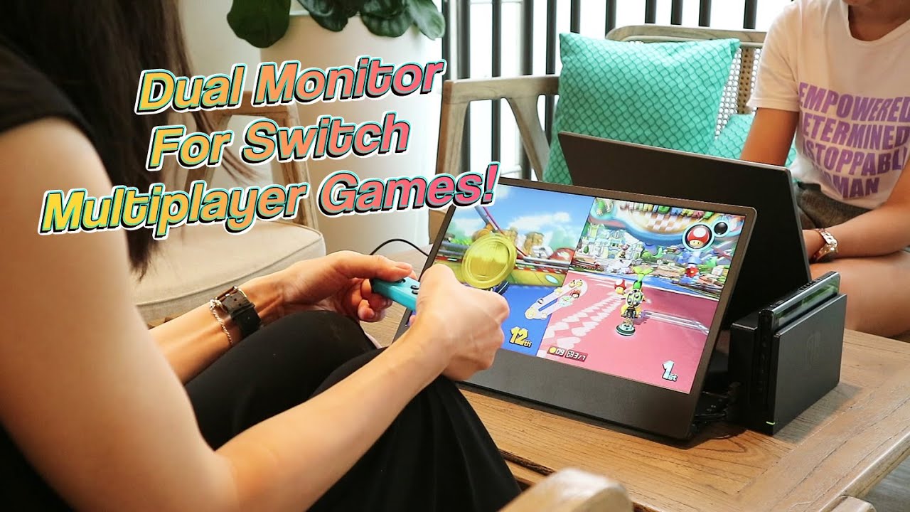 Multiplayer Switch Games with Dual Monitor or Multiple Monitors! On-Lap ...