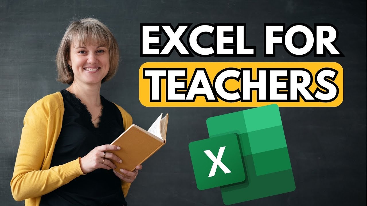 Excel for Teachers - How to Create Attendance Report - YouTube