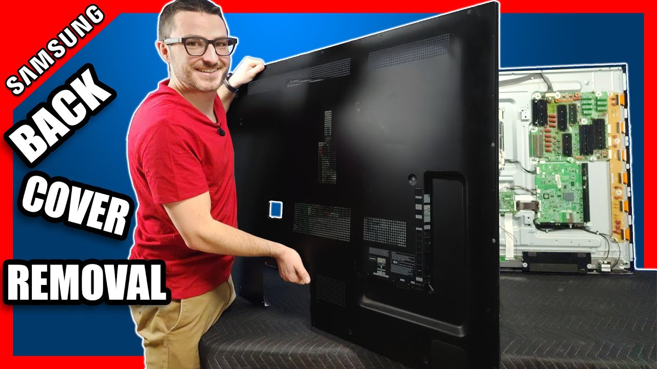 Samsung PN59D7000 Back cover removal - YouTube