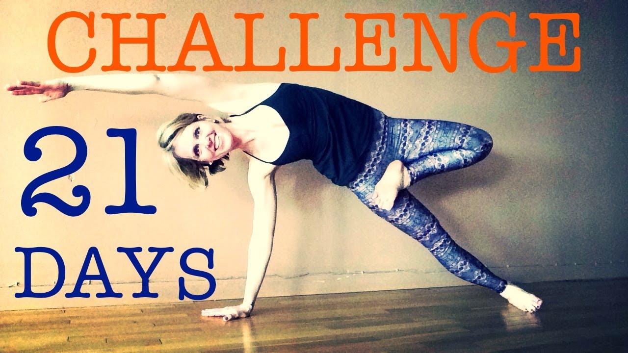 21 Day Yoga & Fitness Challenge | July 2014 - YouTube