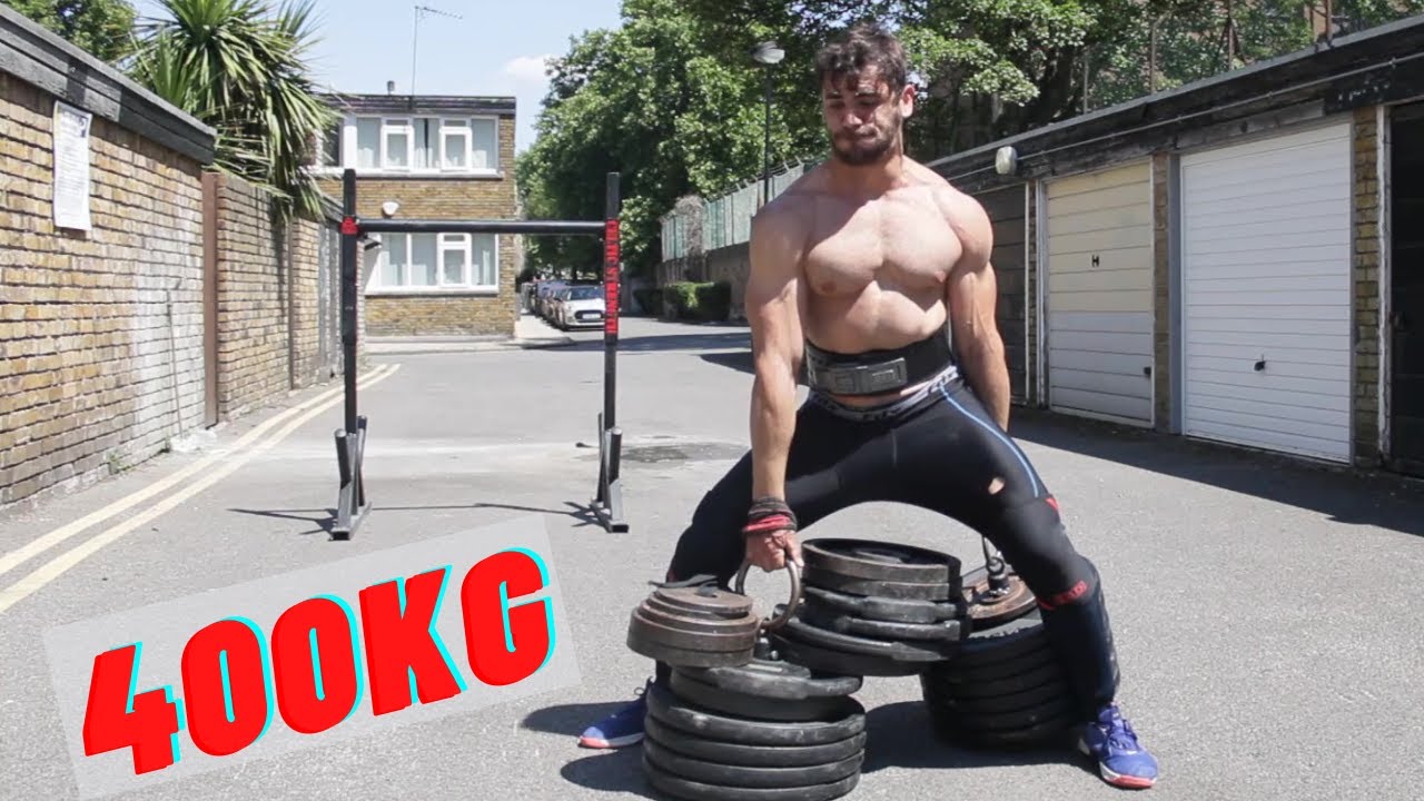 400KG on Cerberus Dinnie Stones Handles! - YouTube