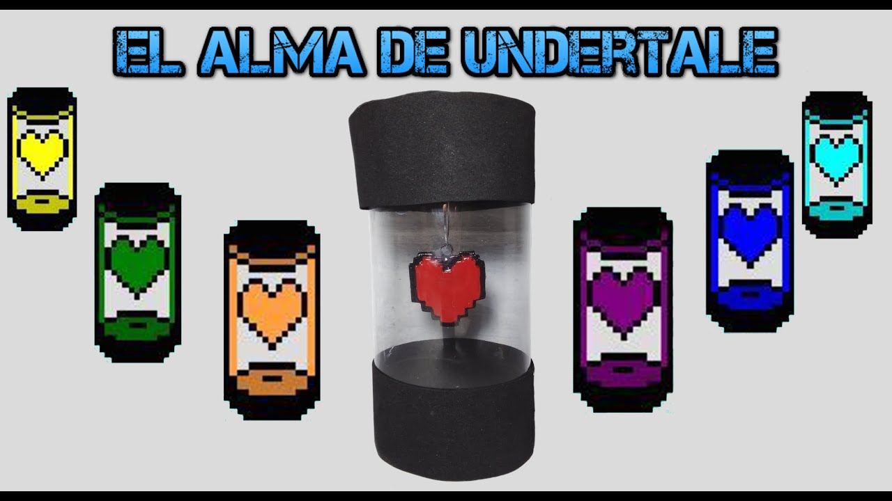 Como Hacer El Alma Y La Capsula De Undertale de Porcelana Fria (Ruiz ...