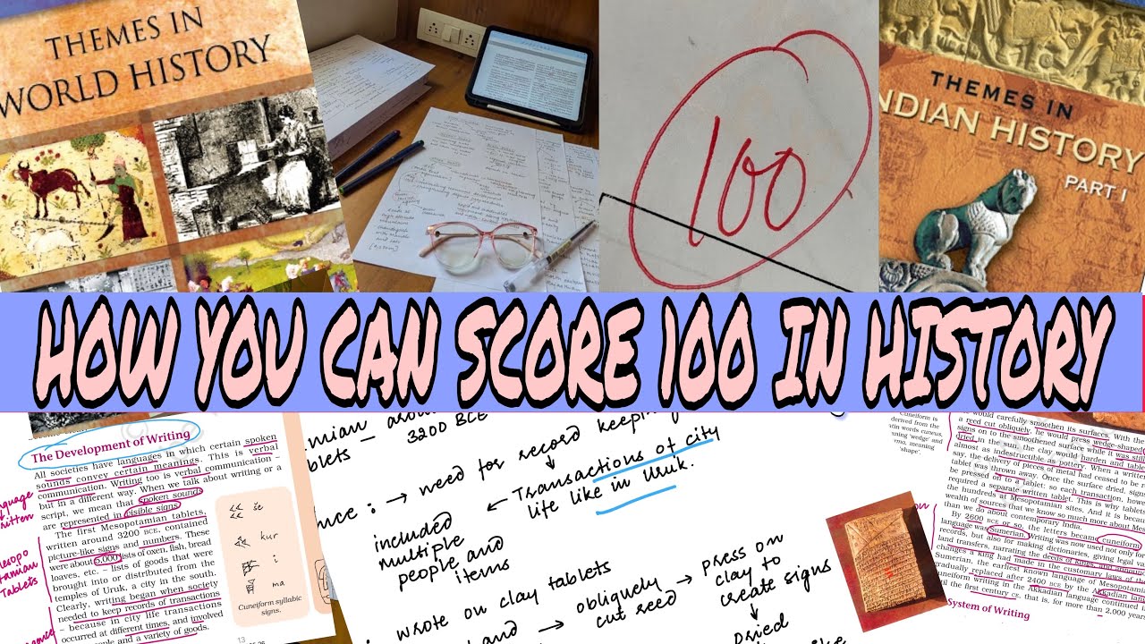 SCORE 100 in class 12 with these tested TIPS | HOW TO READ HISTORY ...