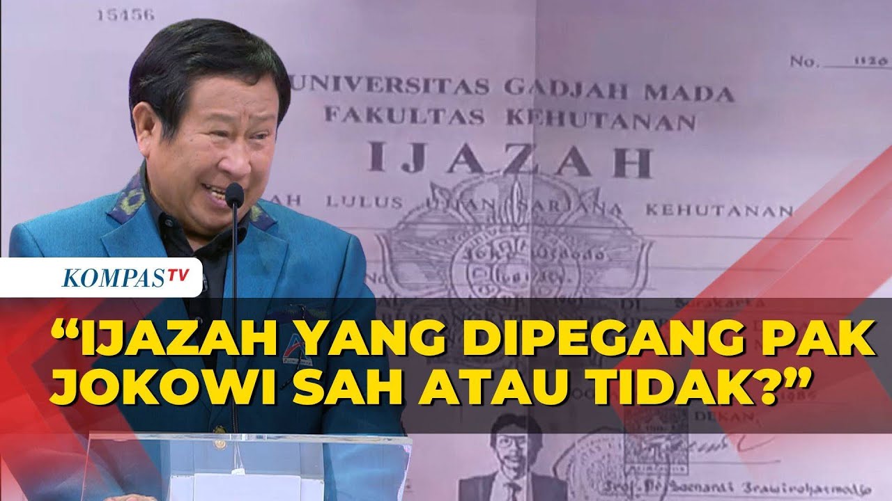 Komentar Susno Duadji soal Bareskrim Sebut Ijazah Jokowi Identik Asli ...