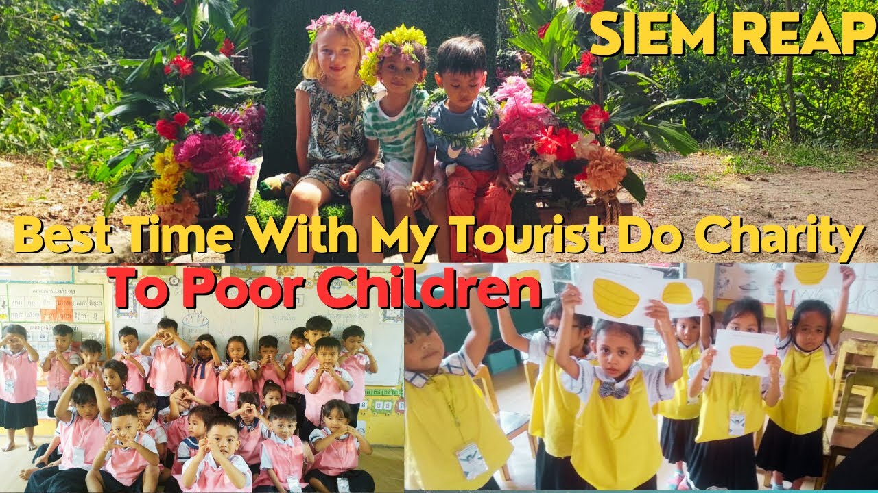 My clients' best time to do charity for poor children - YouTube