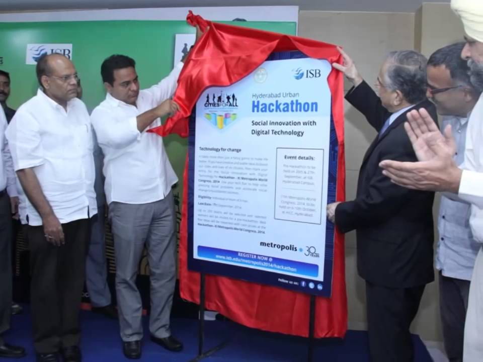 Hyderabad Urban Hackathon Launch - YouTube