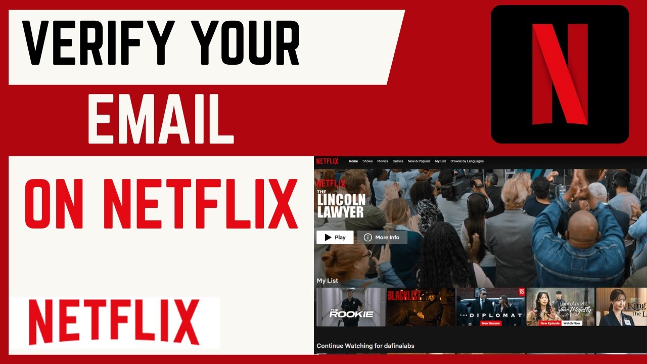 How To Verify Your Email On Netflix - YouTube