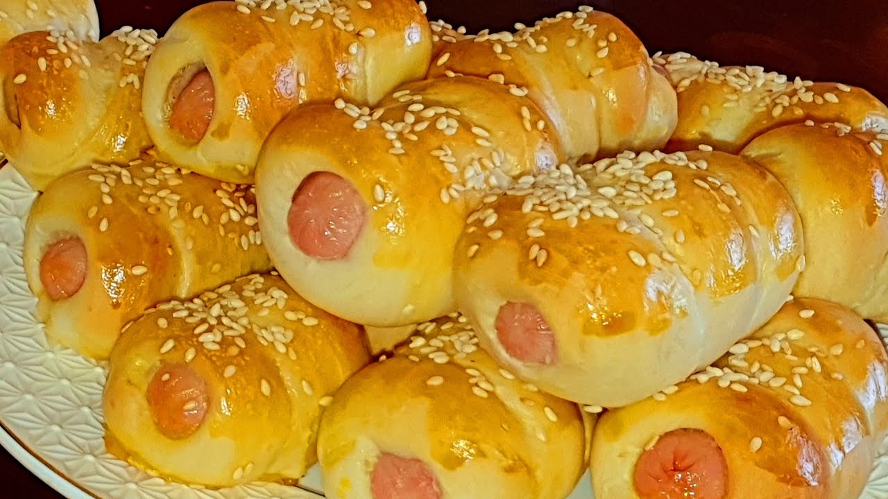 🌭Сосиска в тесте! ПУХОВОЕ ТЕСТО - YouTube