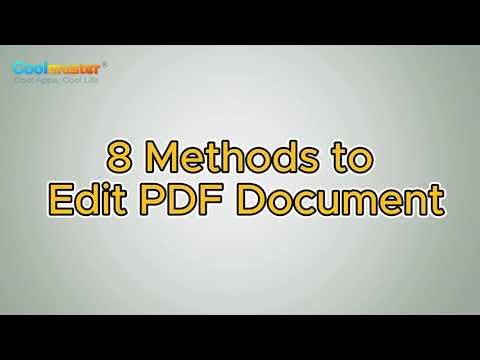 How to Edit PDF Document Using 8 Simple Strategies [Updated] - YouTube