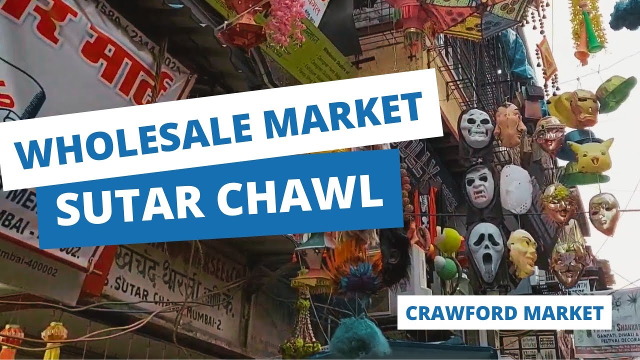 sutar chawl wholesale market crawford market kalbadevi - YouTube