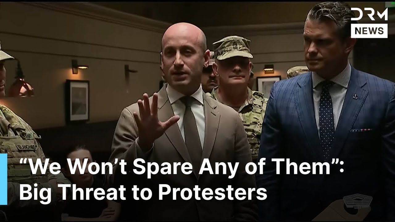 HEATED SPEECH: Stephen Miller Sends Big Warning to Protesters During ...