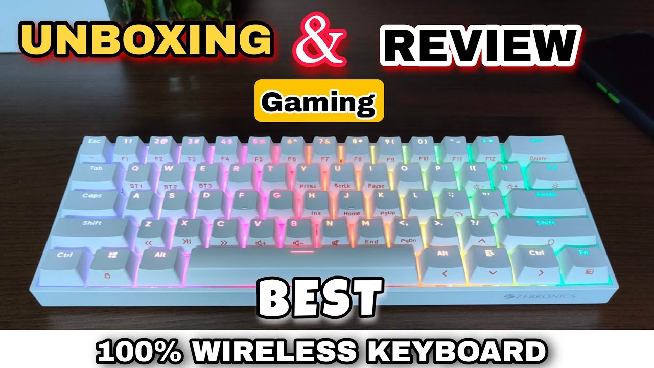 Wireless Gaming Keyboard With Multiple Features - Zebronics ZEB MAX ...